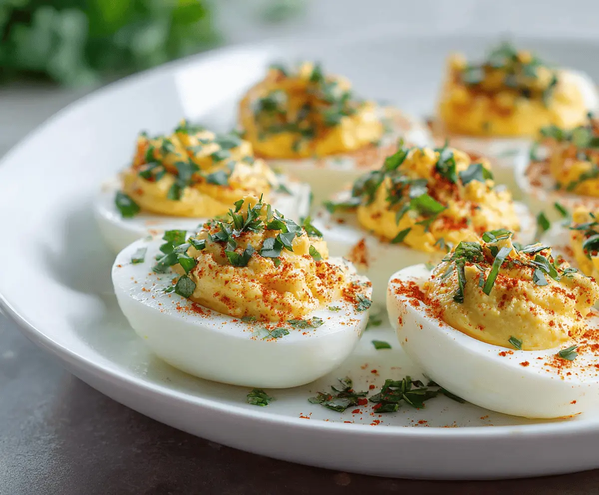 Delicious Low-Carb Deviled Eggs Recipe