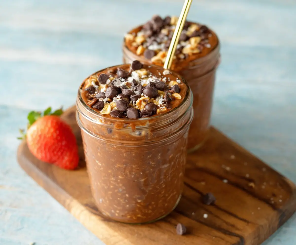 Brownie Batter Overnight Oats Recipe | Easy & Tasty