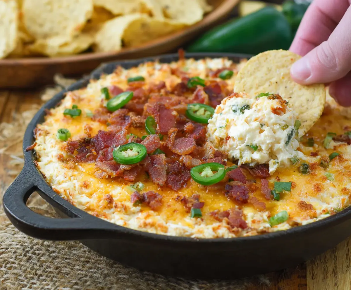 Bacon Jalapeño Popper Dip Recipe | Delicious & Spicy