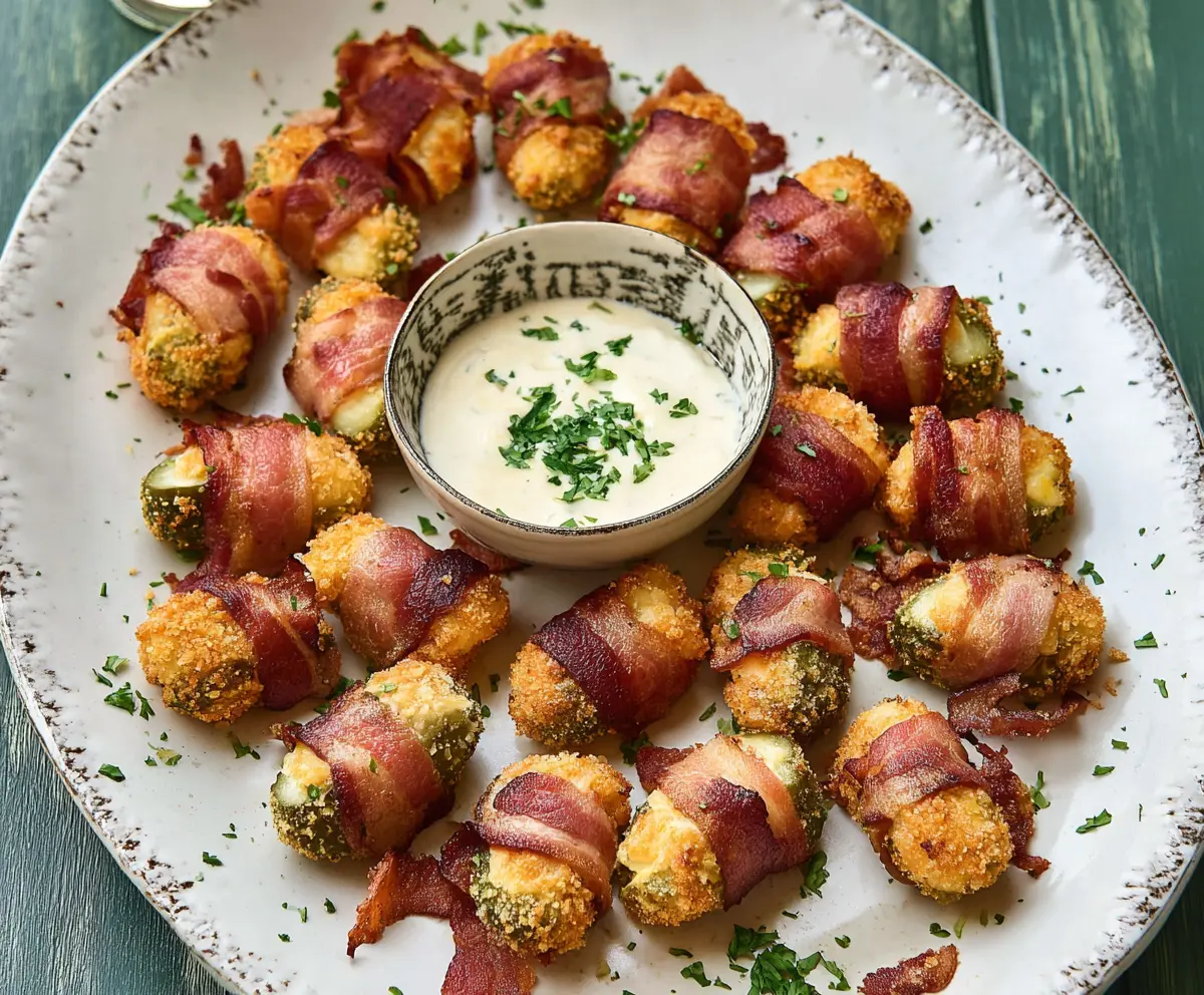 Bacon Pickle Poppers Recipe | Easy Appetizer Ideas