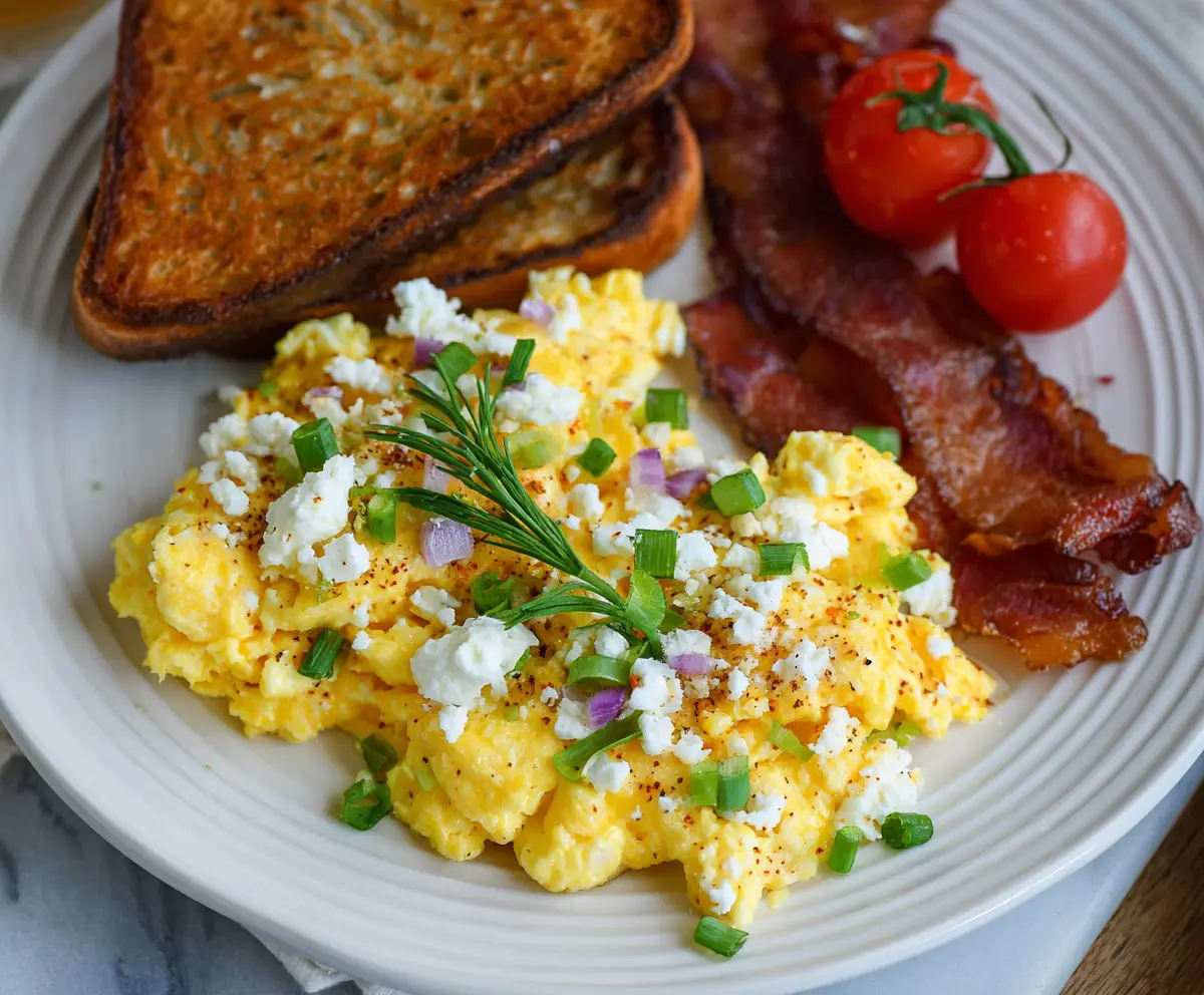 Cottage Cheese Scrambled Eggs Recipe | Easy & Healthy