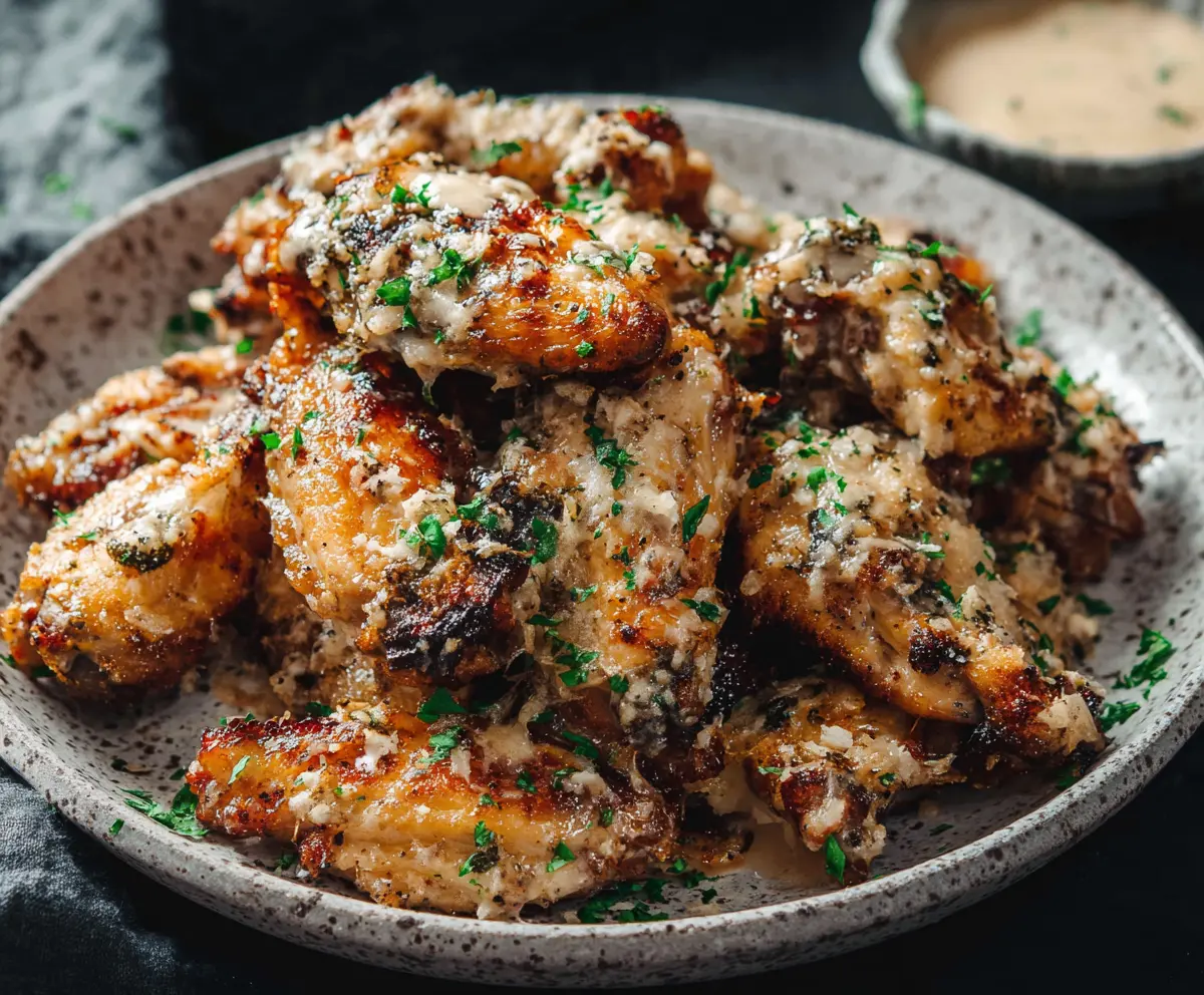 Garlic Parmesan Wings Recipe - Delicious & Crispy