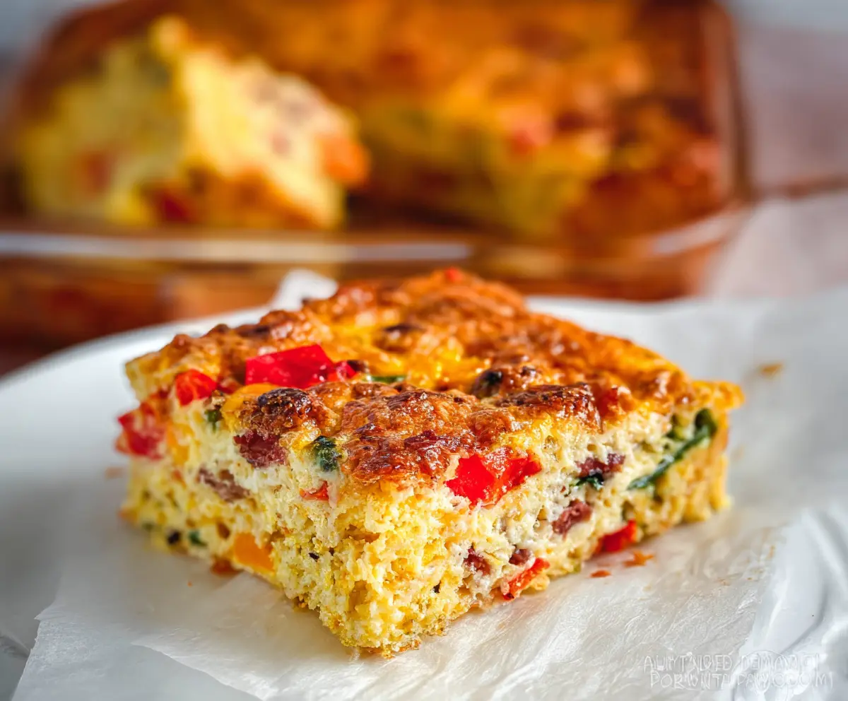 High-Protein Cottage Cheese Breakfast Casserole Recipe