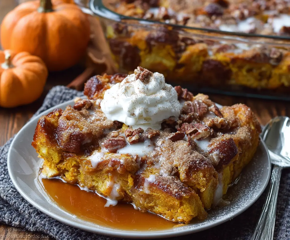 Pumpkin Spice French Toast Casserole Recipe