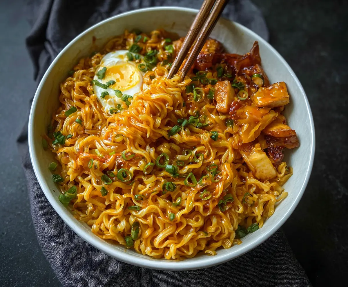 Sweet Thai Chili Ramen Noodles Recipe | Easy & Delicious