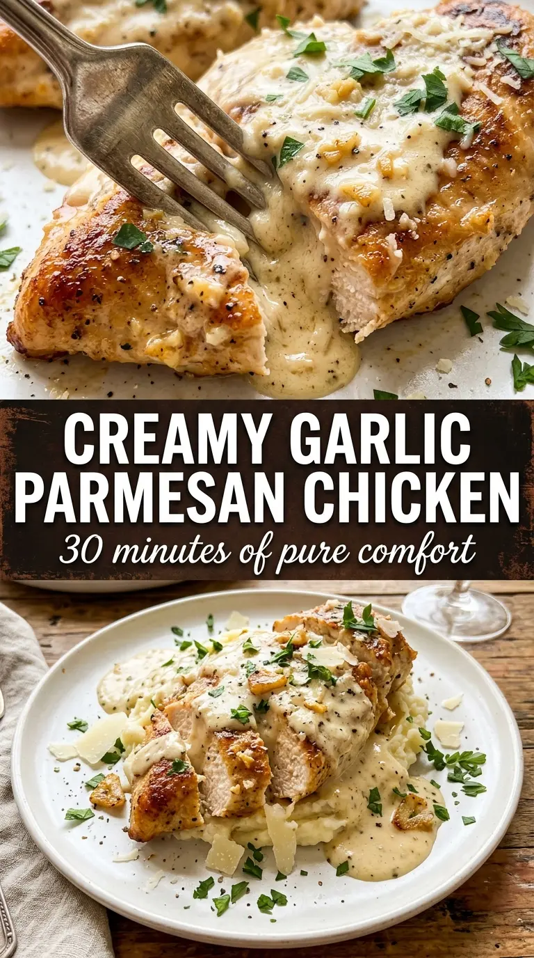 Creamy Garlic Parmesan Chicken Skillet